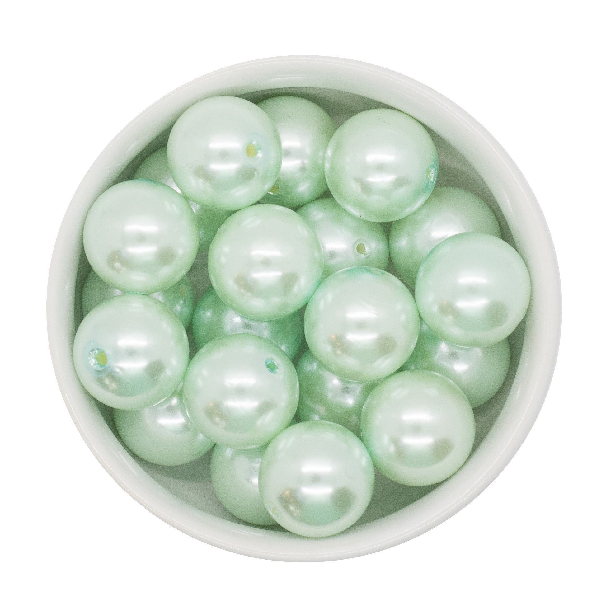 Cool Mint Pearl Beads 20mm (Package of 10)